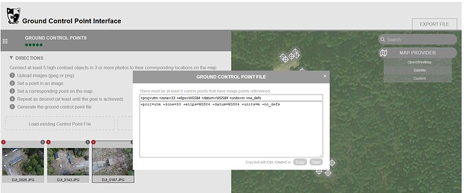 GCP Interface - WebODM - OpenDroneMap Community