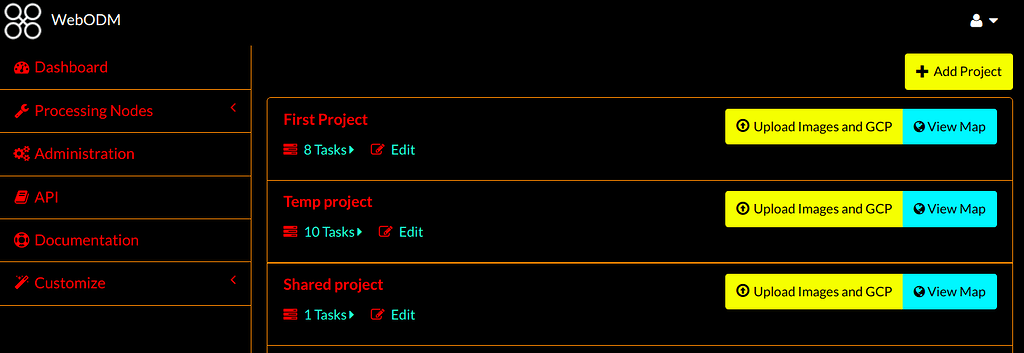 WebODM Theme Functionality Preview - WebODM - OpenDroneMap Community