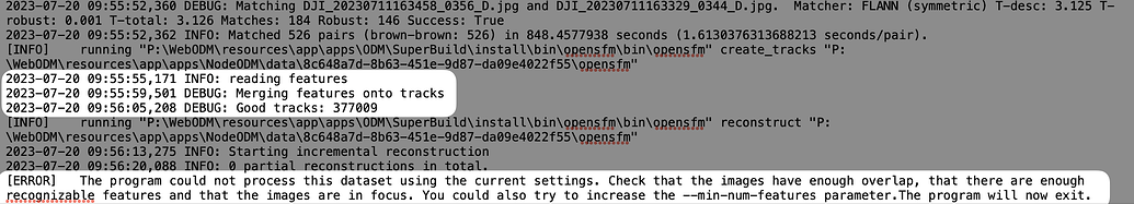 Another "Cannot process dataset" issue - WebODM - OpenDroneMap Community