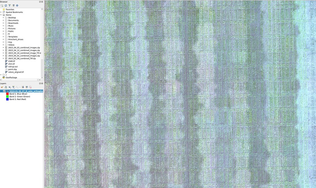 Multispectral orthomosaic color distorted - ODM - OpenDroneMap Community