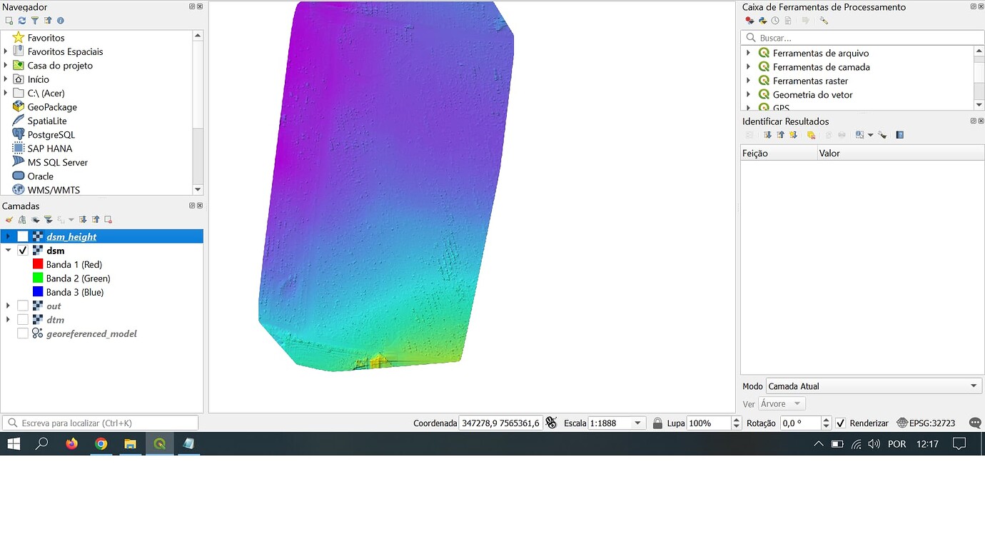 DSM RGB scale to height - WebODM - OpenDroneMap Community