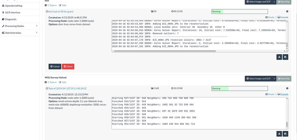 Processing Node Not Respecting Queue - WebODM - OpenDroneMap Community