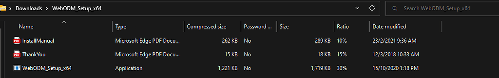 Installing Native Windows Desktop App using Purchased WebODM Installer for Windows (Docker) in ...