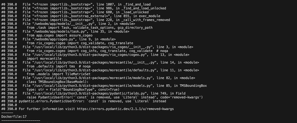 Error When Rebuilding Or Building Docker Image Webodm Opendronemap Community