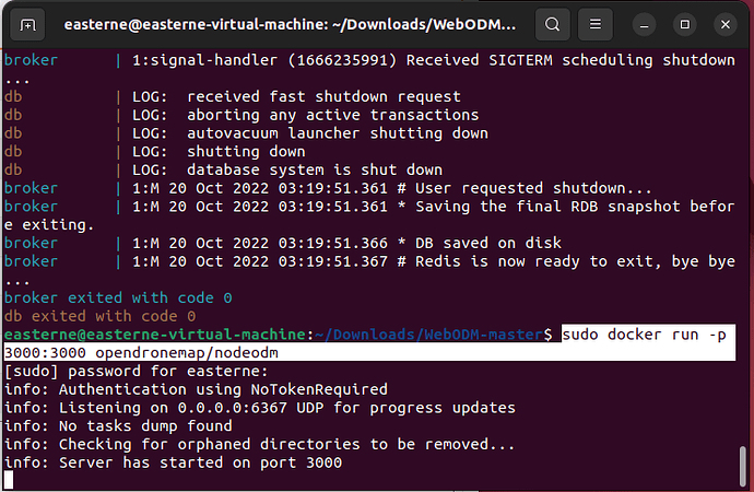Node Odm 1 Seems To Be Offline On Ubuntu2004 Webodm Opendronemap Community