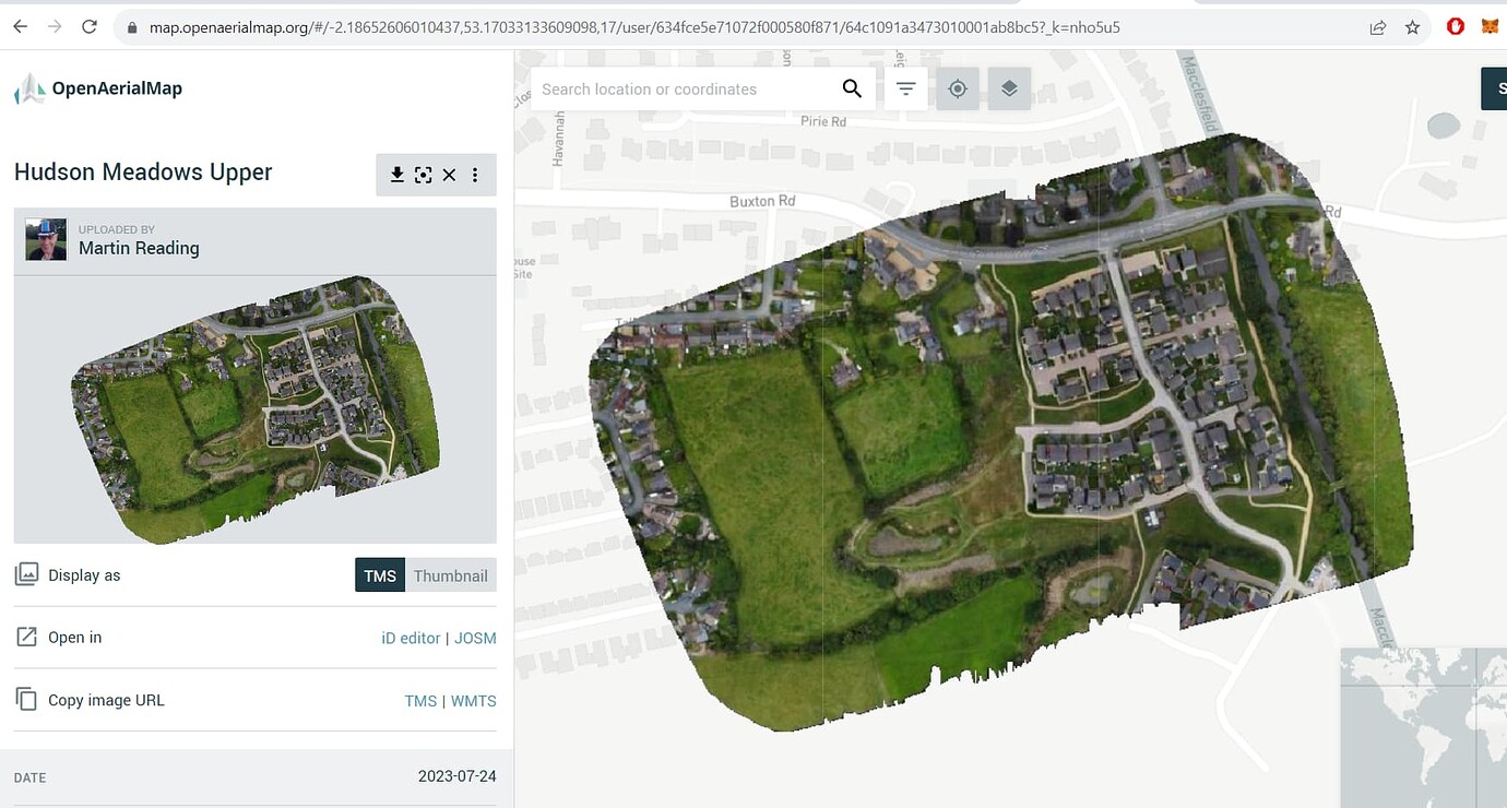 Map.openaerialmap.org, seems to be down - General Help - OpenDroneMap Community