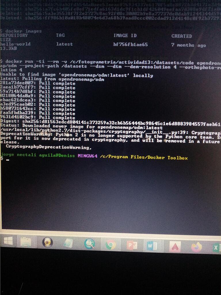 CryptographyDeprecationWarning - ODM - OpenDroneMap Community