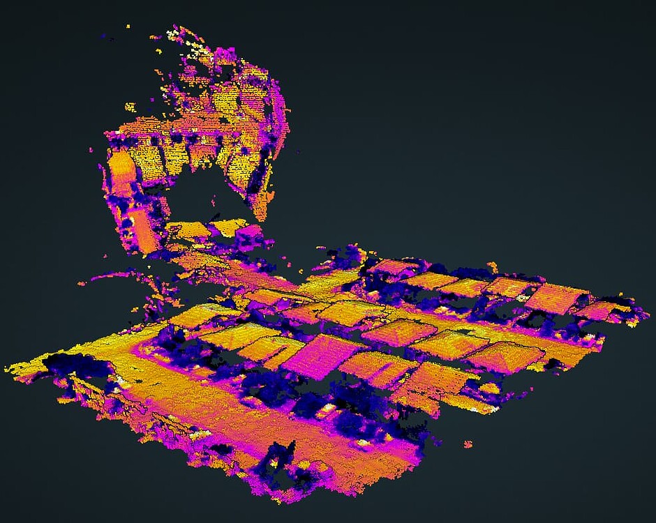 Can temperature data be displayed from processing radiometric thermal IR maps in WebODM ...