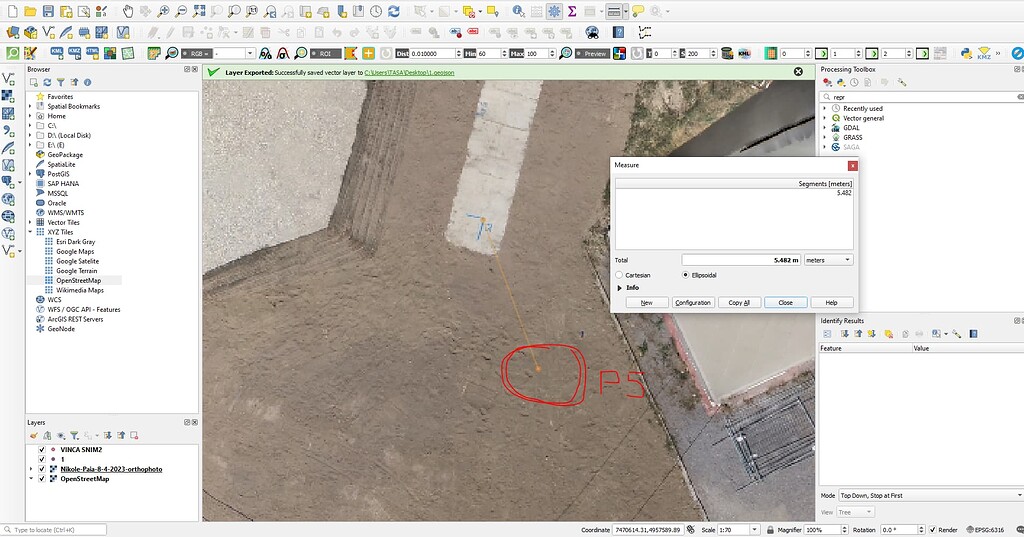 Data are not correctly georeferenced after export, while in UI GCP are placed correctly - WebODM ...
