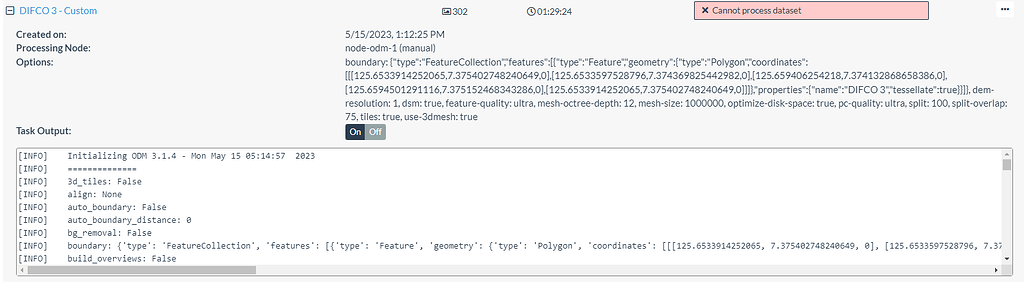 Cannot Process Dataset - Processing stopped because of strange values in the reconstruction ...