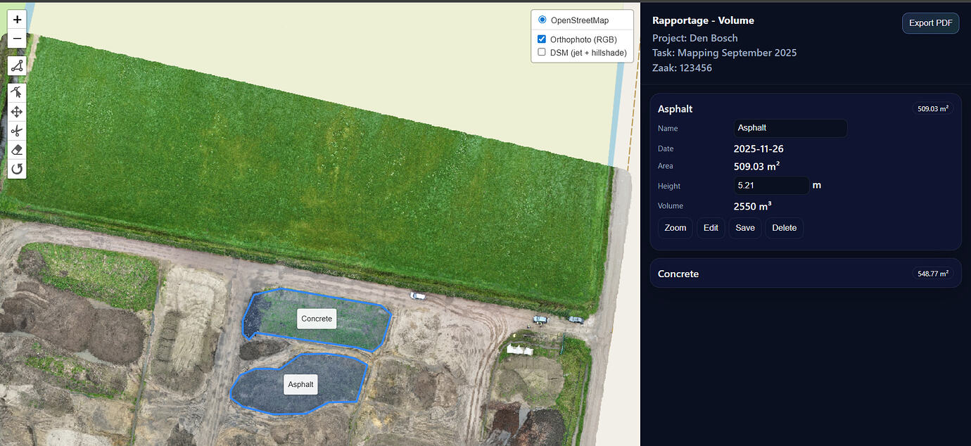 Include Stockpile Measurements in the Quality Report - OpenDroneMap ...