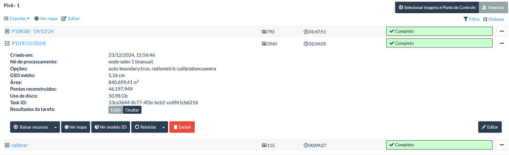 M3M Processing Guide (Multispectral Imagery) - WebODM - OpenDroneMap ...