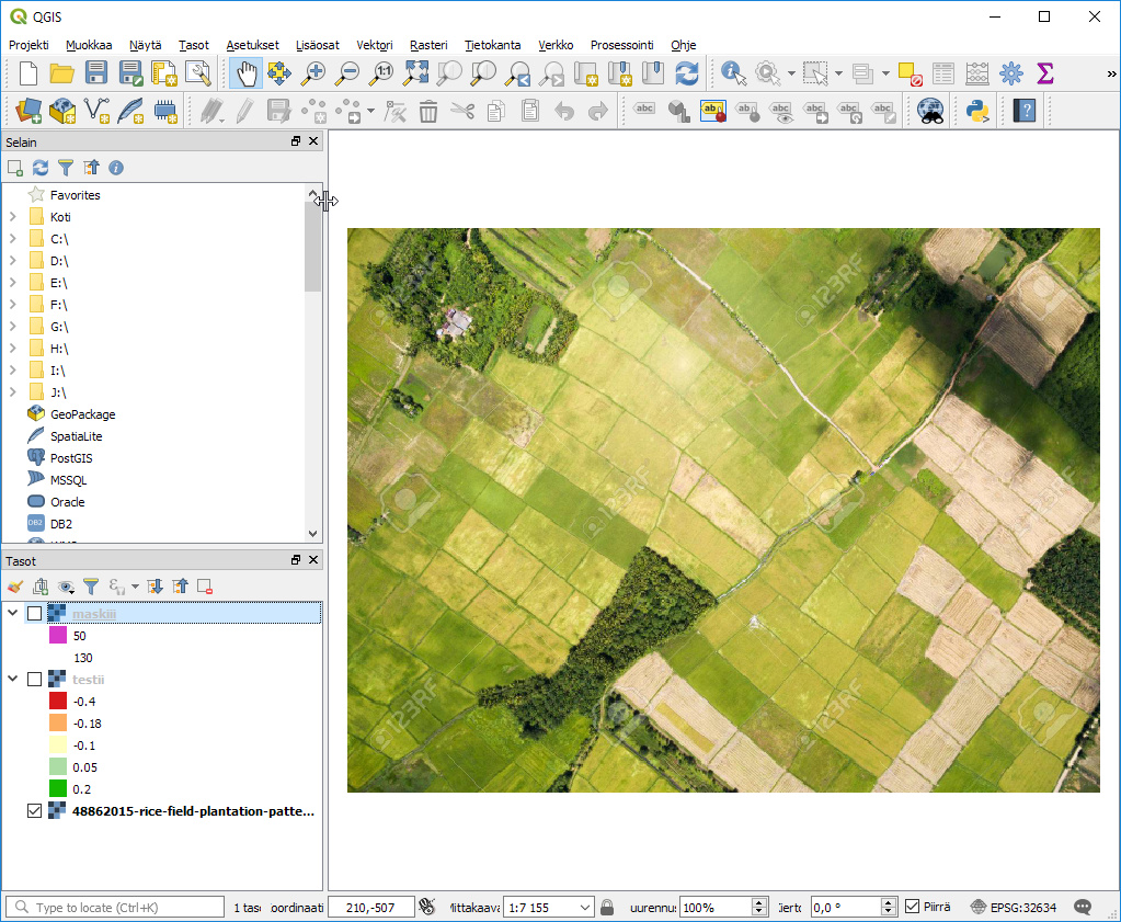 Plant health output from RGB aka. Visible Atmospheric Resistant Index - WebODM - OpenDroneMap ...