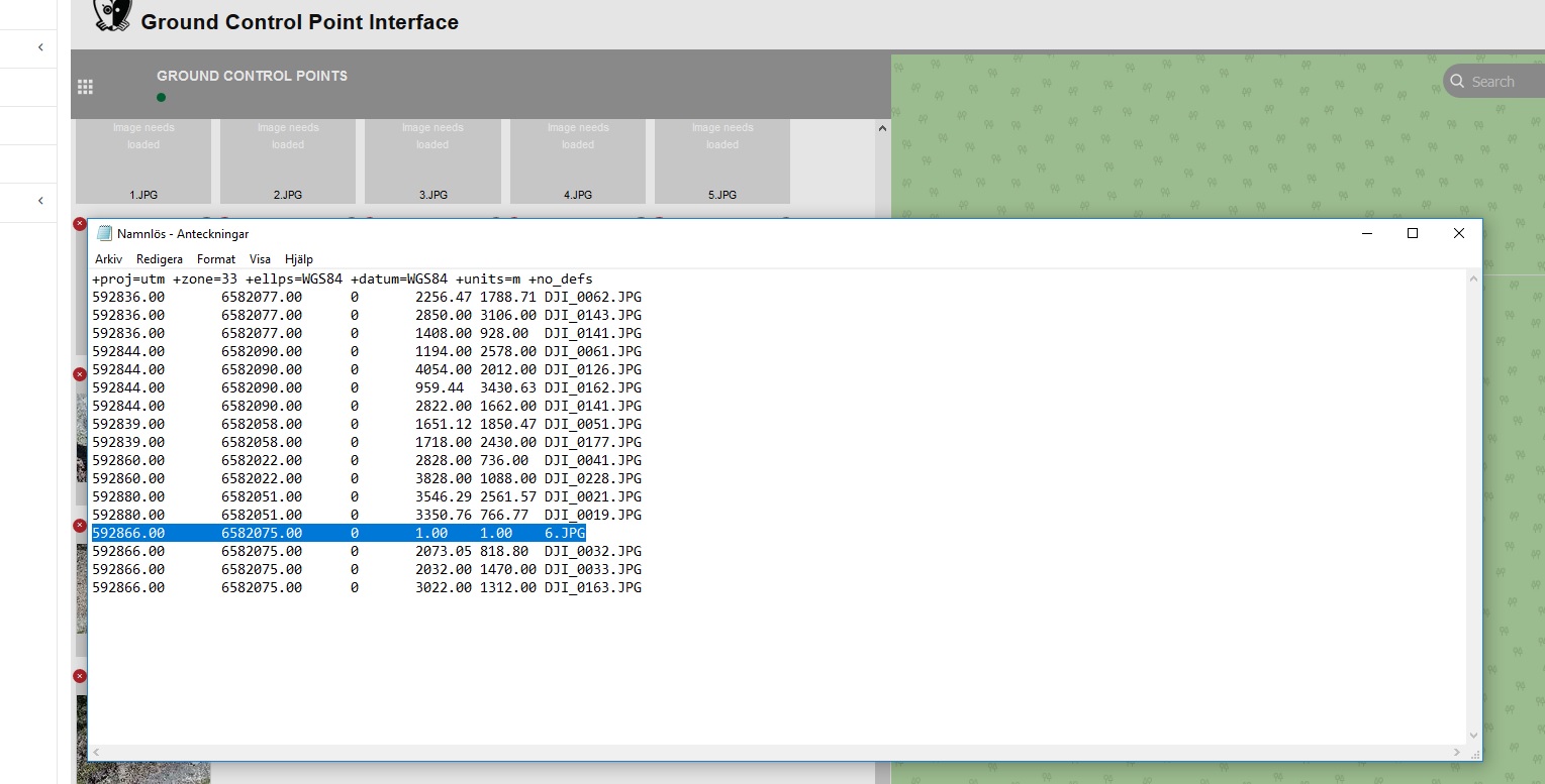 GCP Interface - WebODM - OpenDroneMap Community