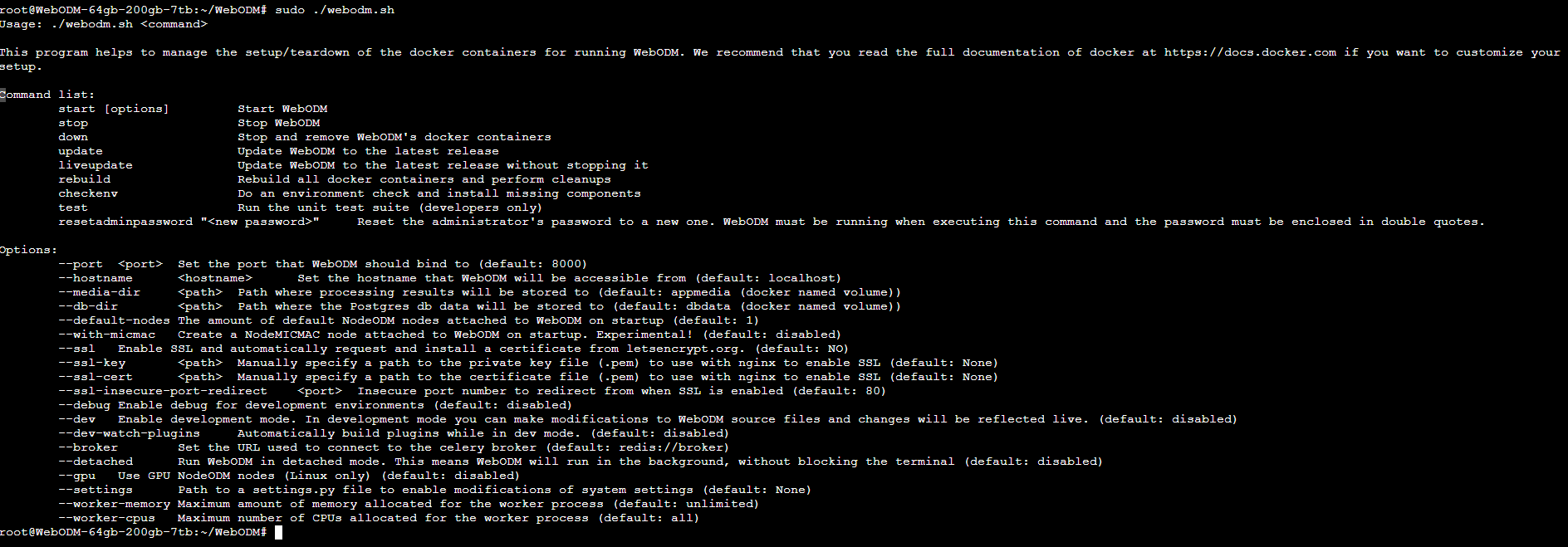 Running Webodm On A Digitalocean Droplet Or Raspberry Pi 5