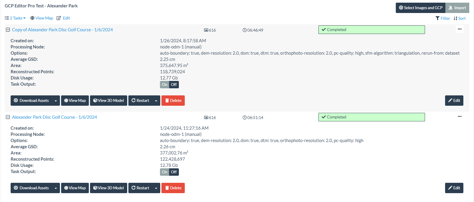 Smf Algorithm Benchmark Tests Webodm Opendronemap Community
