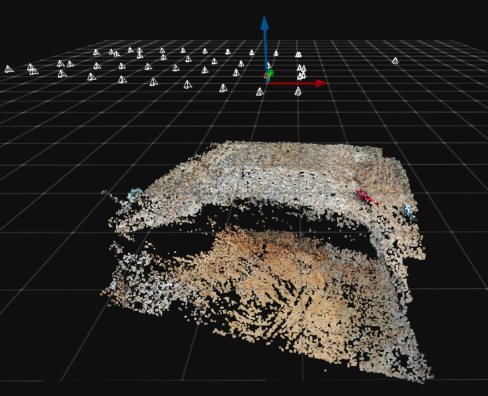 Dense Pointcloud Boundary Shrinks Comparing To Opensfms Sparse Point