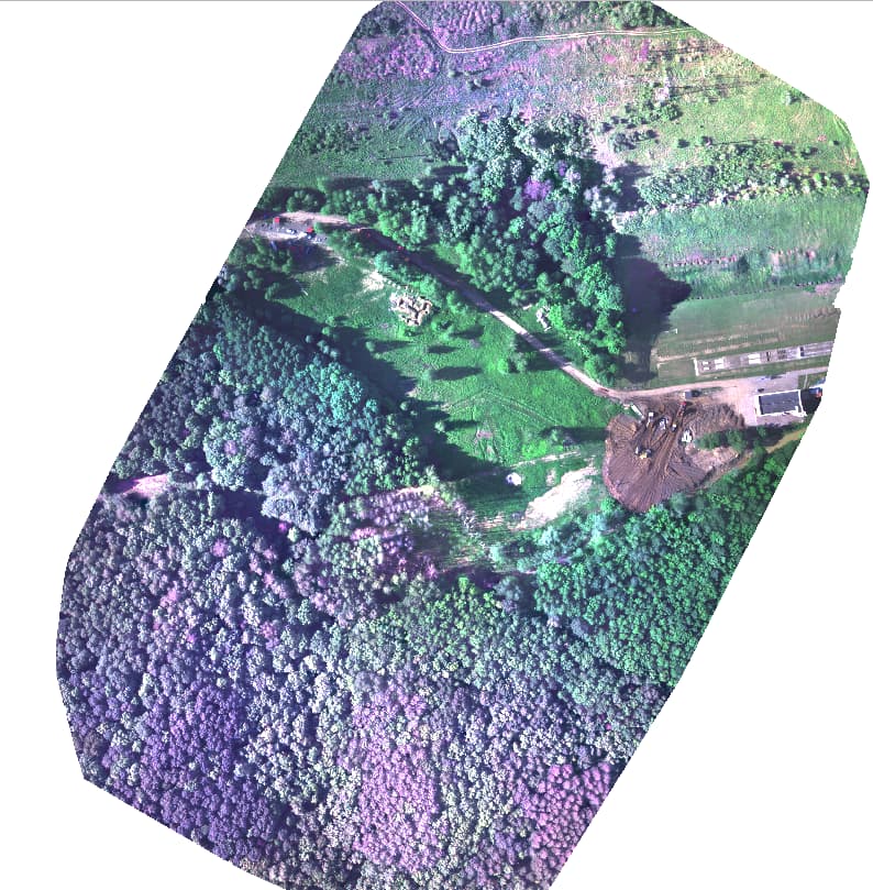 DJI P4M Segmented Orthophoto - WebODM - OpenDroneMap Community