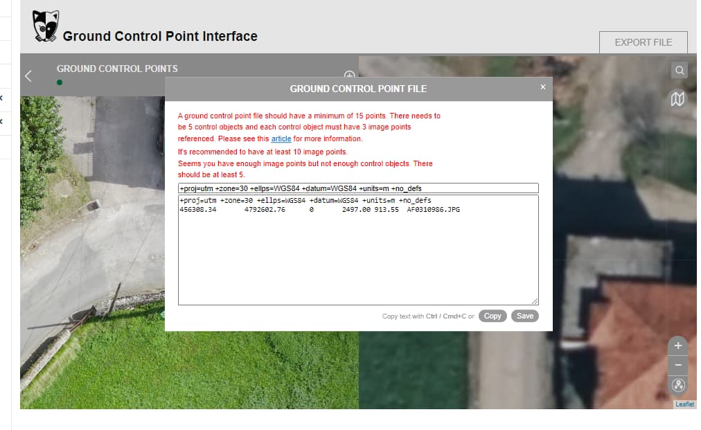 Simple method, How to obtain false gcps from the satellite layer and make the gpc file directly ...