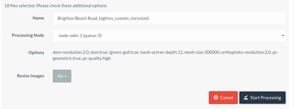 Introduction Large Dataset Setup Odm Opendronemap Community