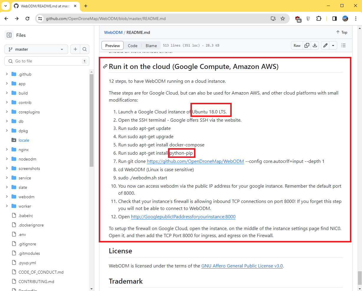 Running Webodm On A Digitalocean Droplet Or Raspberry Pi 5 Webodm Opendronemap Community