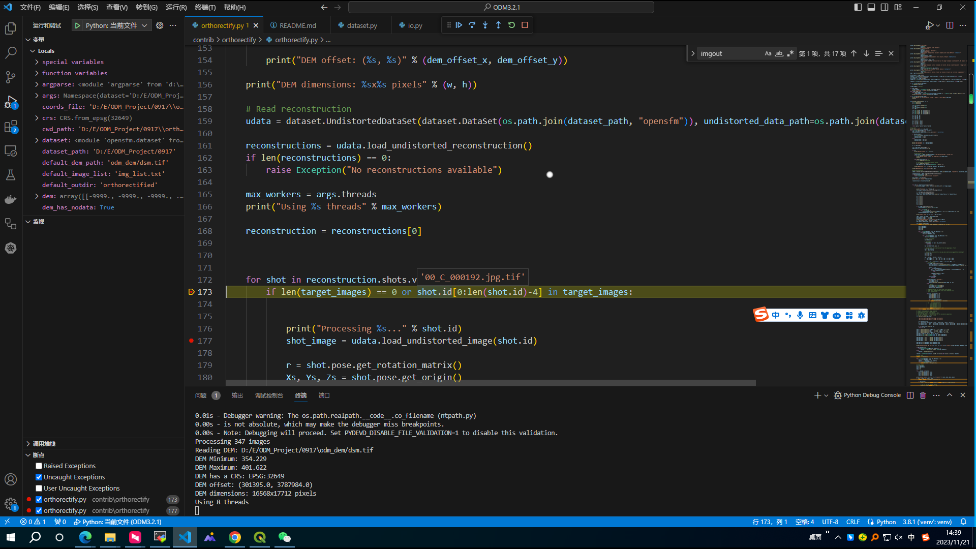 Orthorectified tool failed - ODM - OpenDroneMap Community
