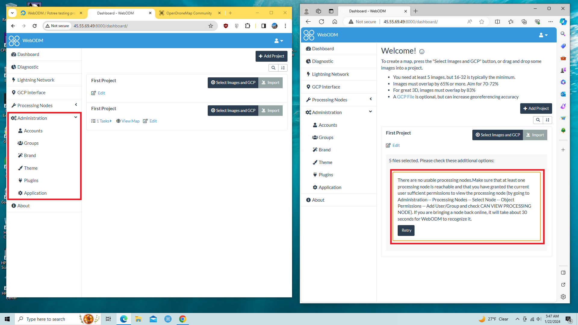 Running Webodm On A Digitalocean Droplet Or Raspberry Pi 5 Webodm Opendronemap Community