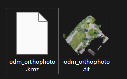 Orthophoto .kml/kmz extension file download in WebODM - ODM ...