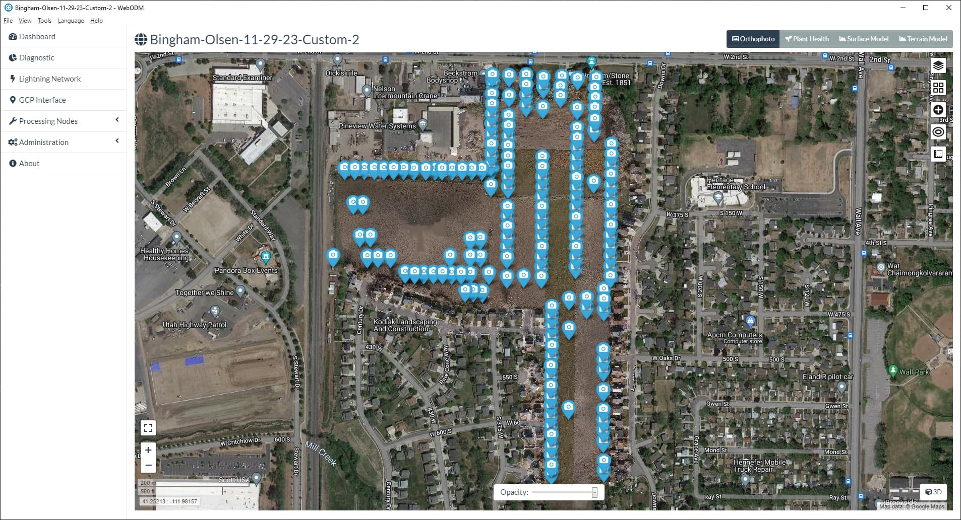 WebODM not using all photos in custom mode but uses them in default ...