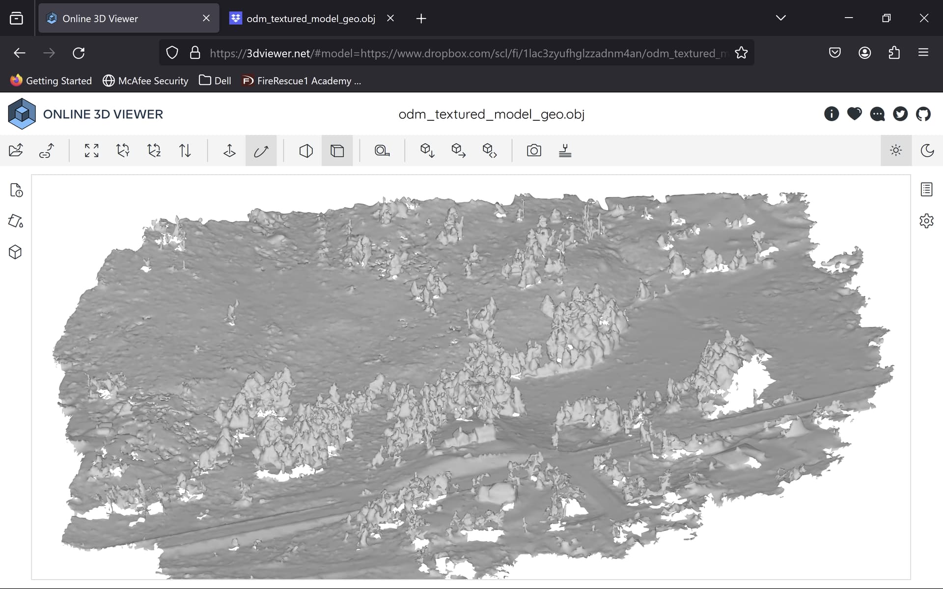 3D render not opening correctly in 3d viewer - WebODM - OpenDroneMap Community