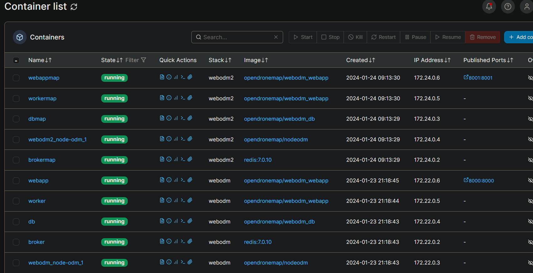Multiple Webodms - WebODM - OpenDroneMap Community
