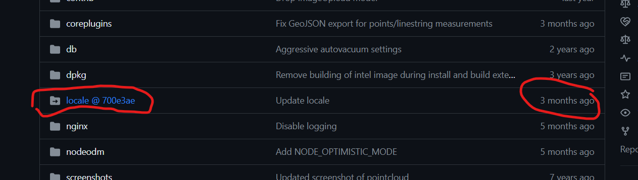 Update language files - WebODM - OpenDroneMap Community