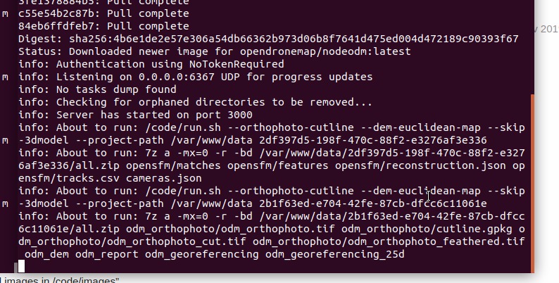 Is There A Way To Know What Task Is Being Run On The Nodeodm Also An