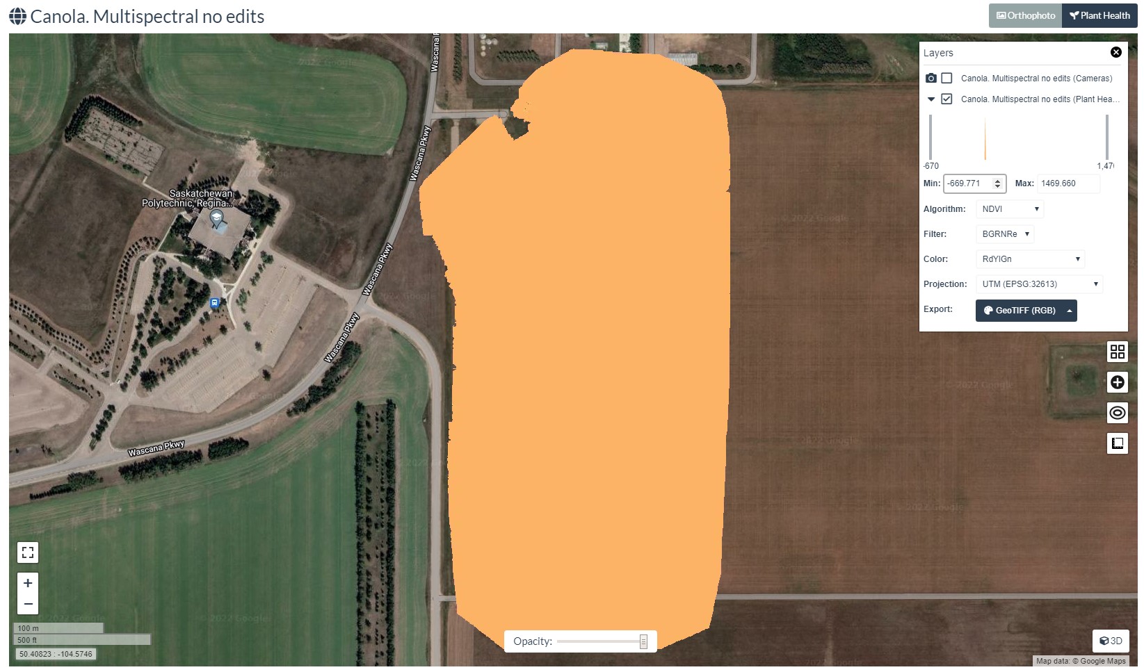 Has SOmething Changed with Multispectral Processing? - WebODM ...