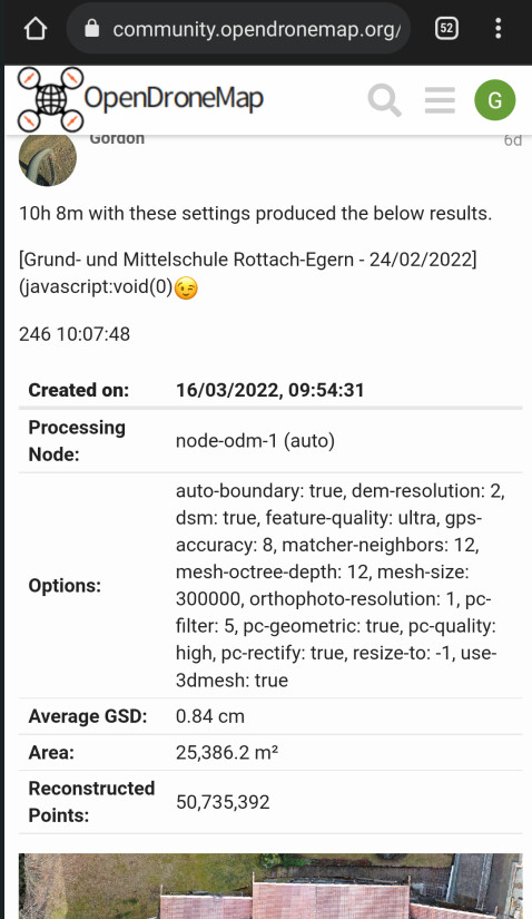 The Gordon Parameters - Most "Accurate" So Far - WebODM - OpenDroneMap Community