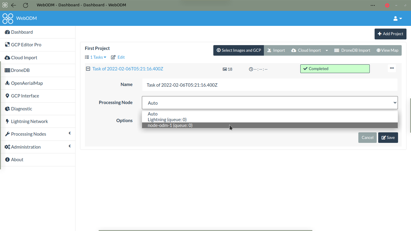 New to WebODM and WebODM Lightning - WebODM - OpenDroneMap Community