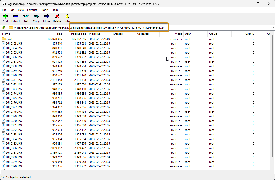 Is there a way for simple export and import camera images with project? - WebODM - OpenDroneMap ...