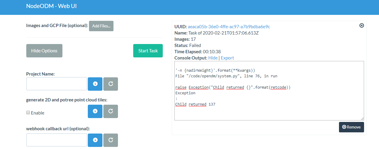 WebOdm/NodeOdm very slow - WebODM - OpenDroneMap Community