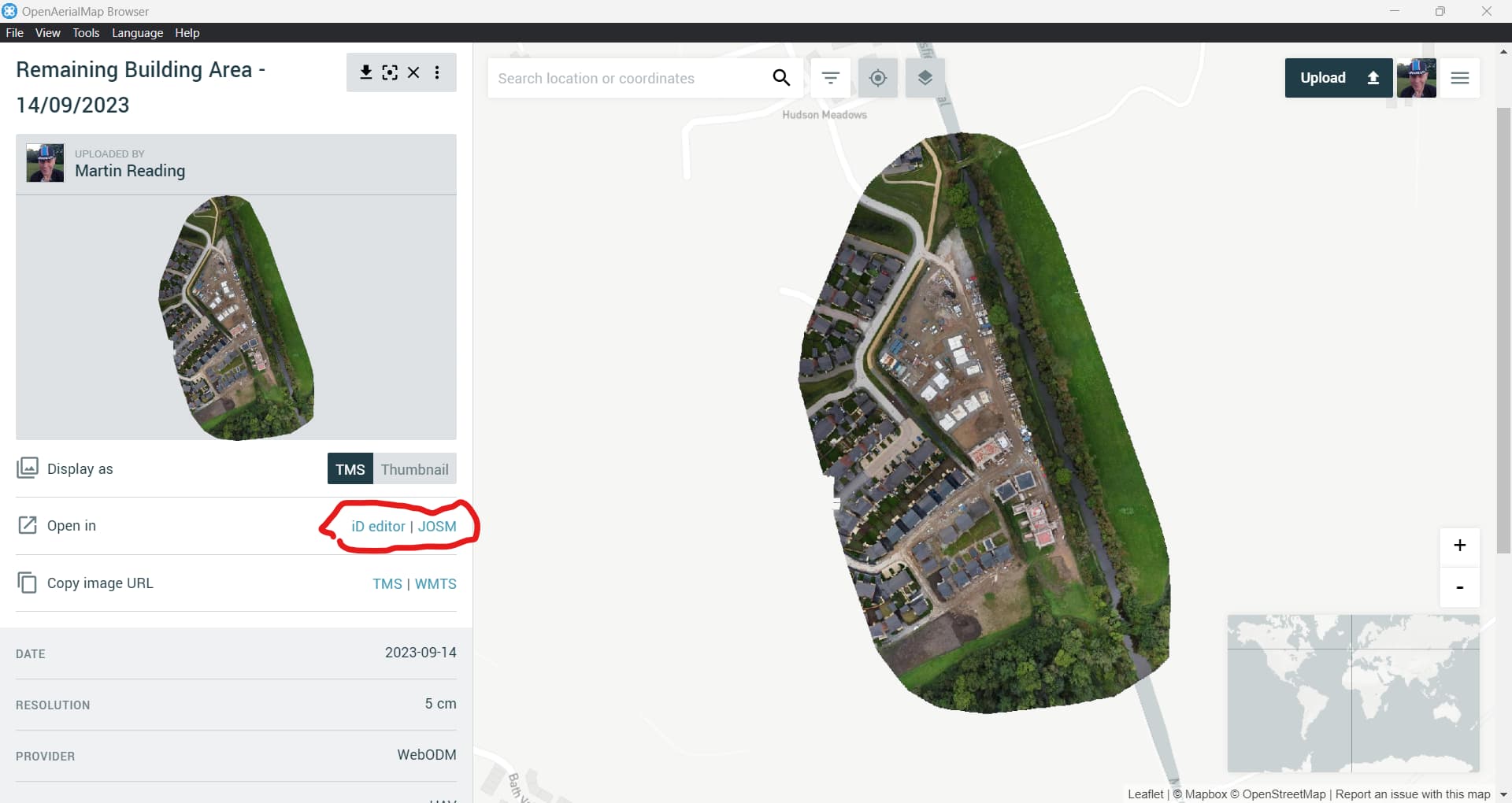 Openstreetmap editor blank - Feedback - OpenDroneMap Community