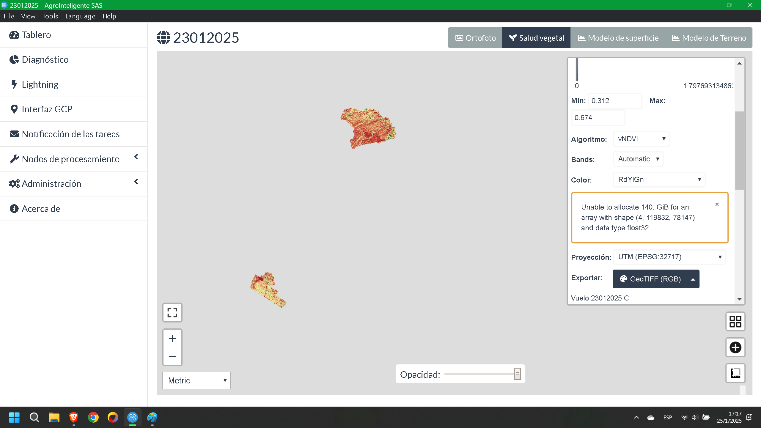 Error en WebODM - WebODM - OpenDroneMap Community