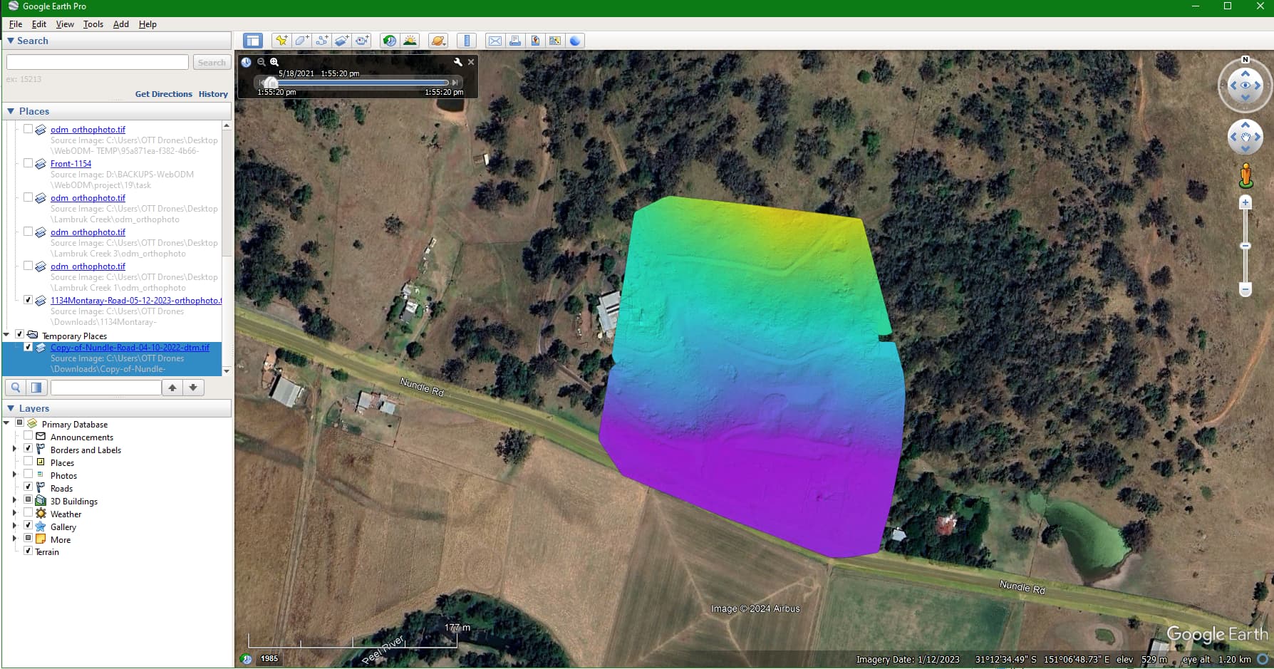 DTM in Google Earth Pro? - General Help - OpenDroneMap Community