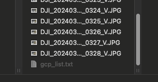 Can't select GCP file -- it is greyed out - WebODM - OpenDroneMap Community