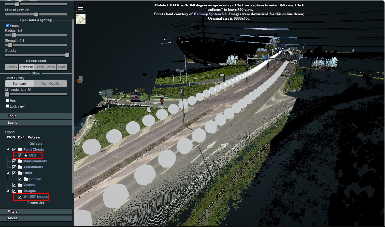 Aligning 360 Images with Point Clouds in Potree - General Help - OpenDroneMap Community