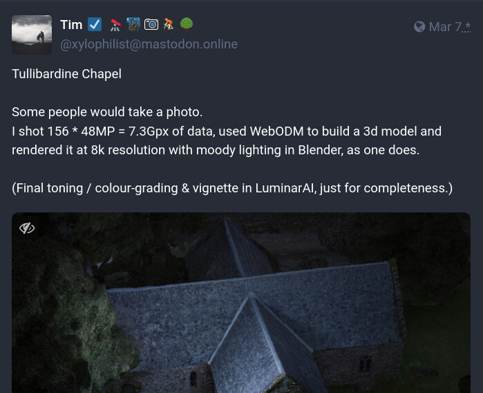 Fine art photogrammetry - WebODM - OpenDroneMap Community