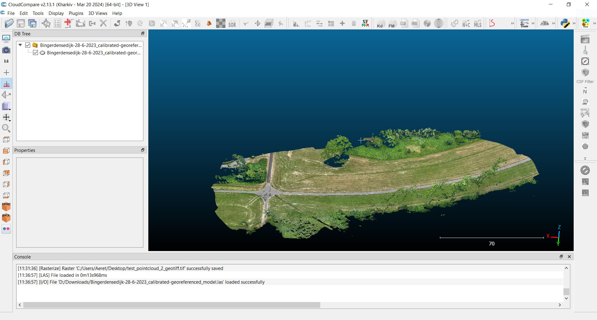 Creating Orthophoto from Ground Classified Point Cloud - WebODM ...