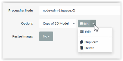 Task Options String Input - WebODM - OpenDroneMap Community