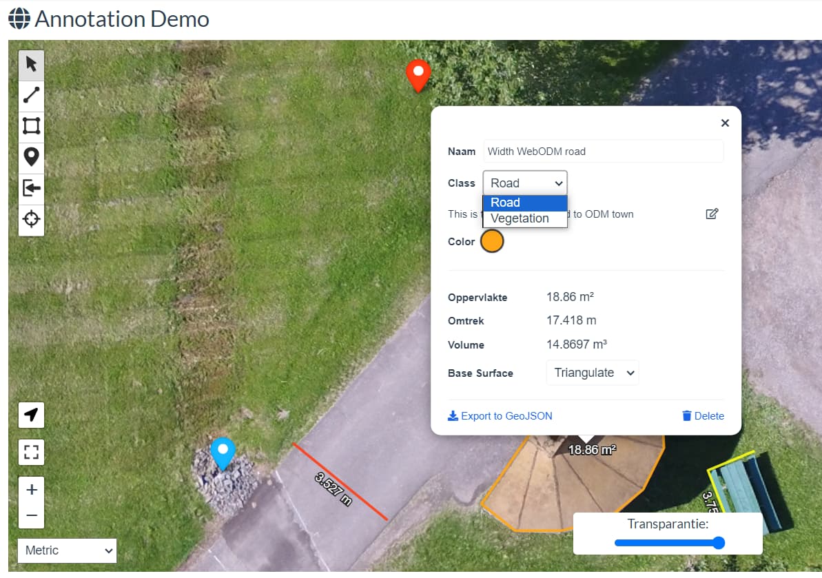 Annotating orthos in WebODM! - WebODM - OpenDroneMap Community