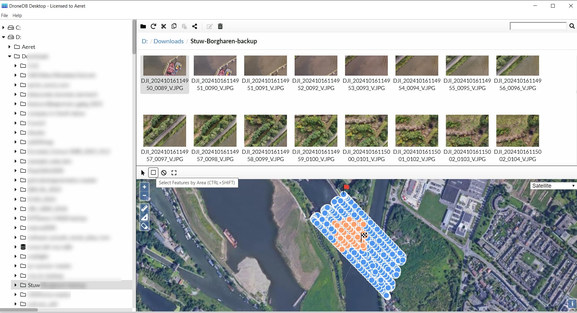 Selecting Only the Photos You Need in Lightroom's Map View for Mapping Software - WebODM ...