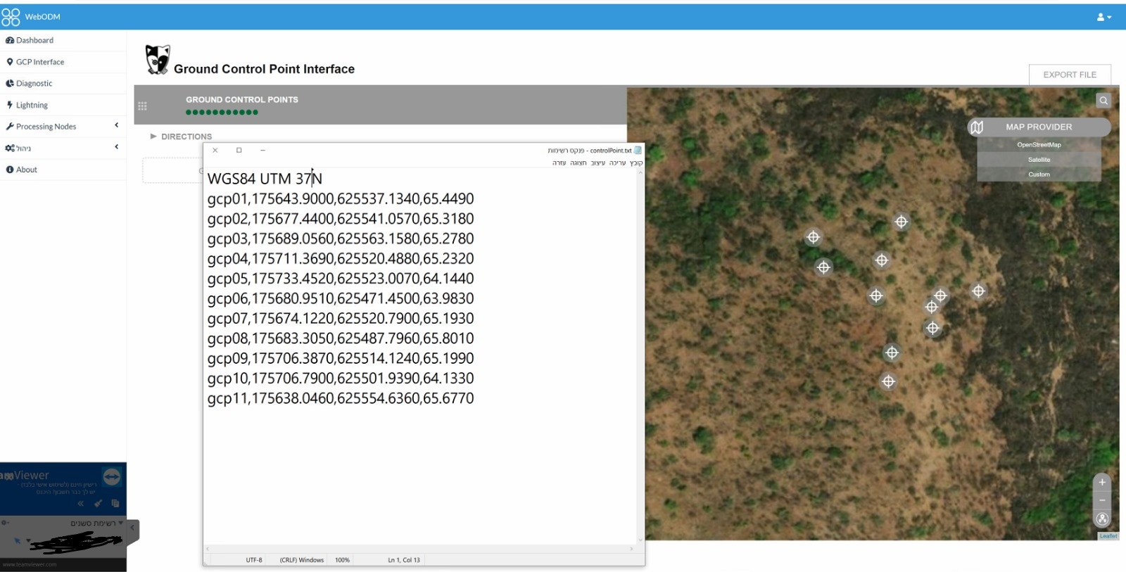 GCPs are displayed in the wrong location - WebODM - OpenDroneMap Community