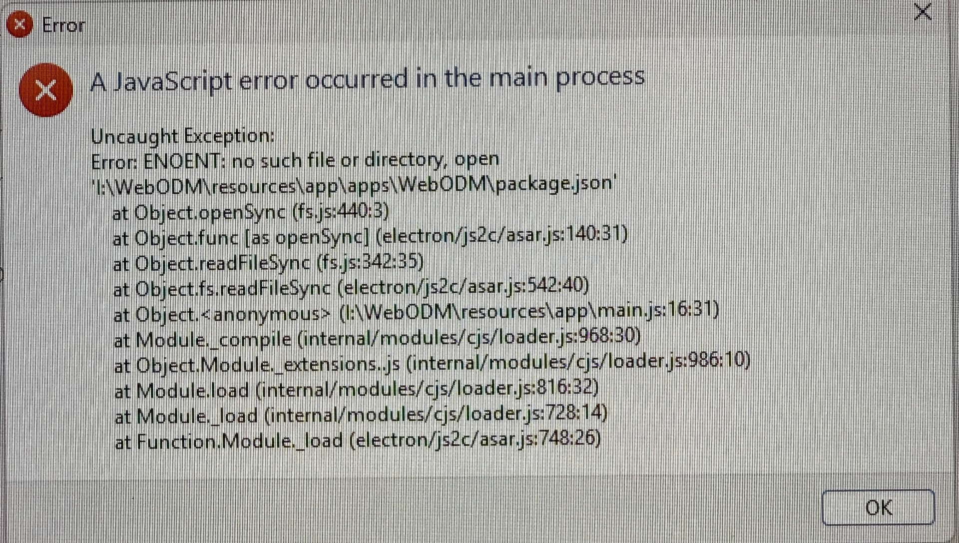 Cant open app - WebODM - OpenDroneMap Community